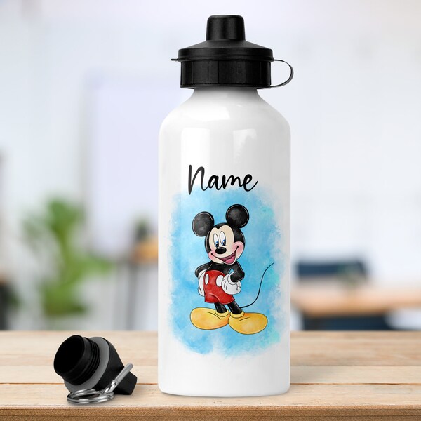 Mickey Mouse Water Bottle - Etsy