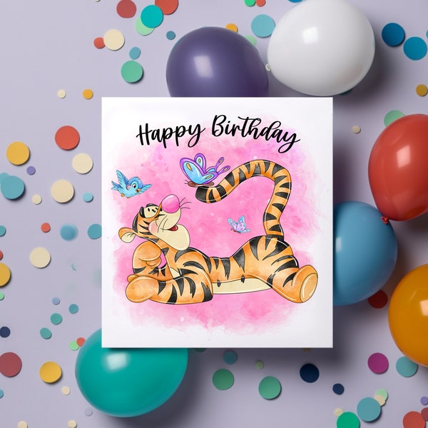 Tigger Birthday - Etsy UK