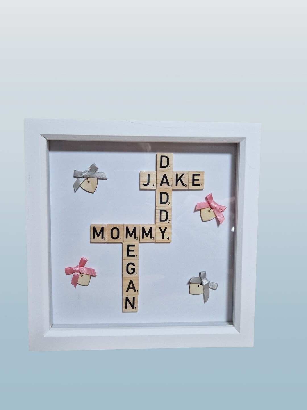 Personalised Family Letter Frame Any Names Any Colour - Etsy