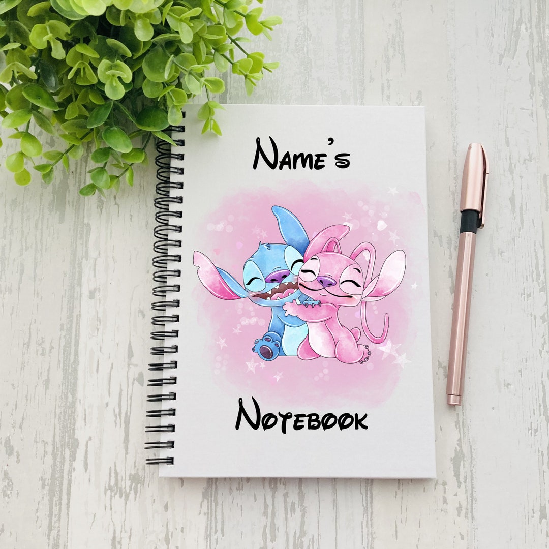 Personalised Stitch Notebook Stitch Gift Any Name Present Birthday Gift ...