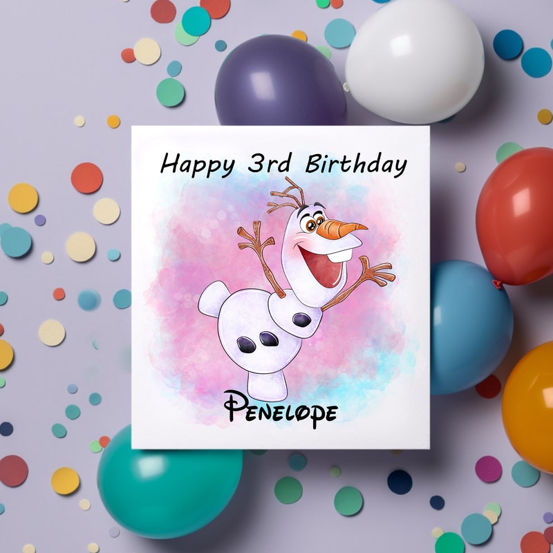 Olaf Birthday - Etsy