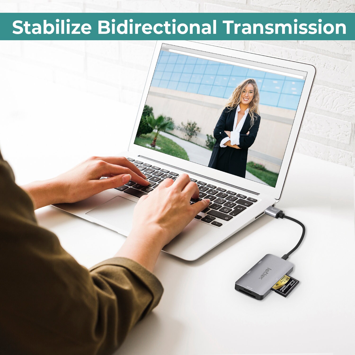 LETLEX All in One Multi Card Reader Hub With USB A 3.0 Male Connecter ...