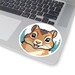 Chipmunk Face Sticker - Adorable Chipmunk Vinyl Decal for Wildlife ...