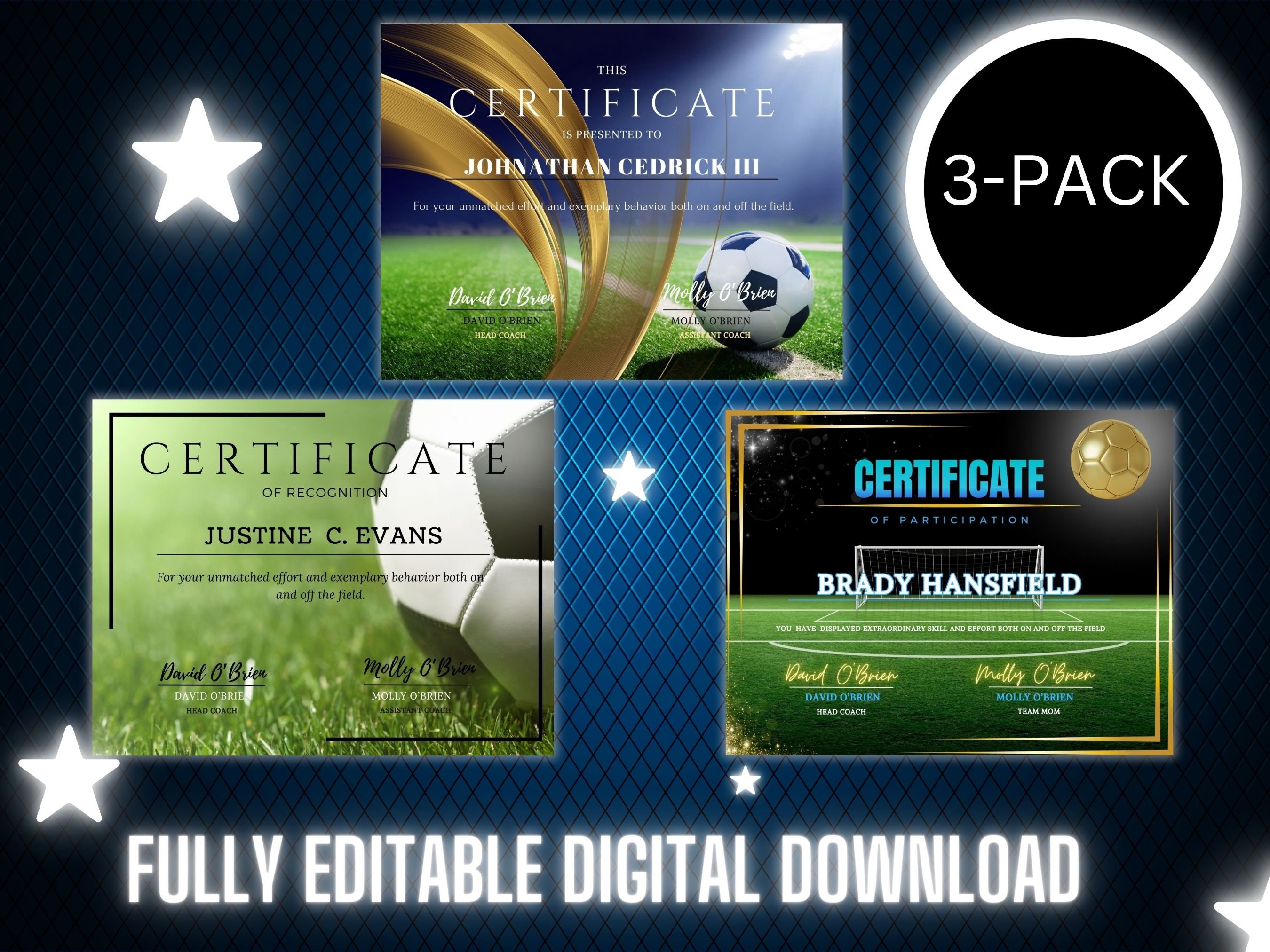 Certificate, Award, Sports Certificate, Trophy, Achievement, Team ...