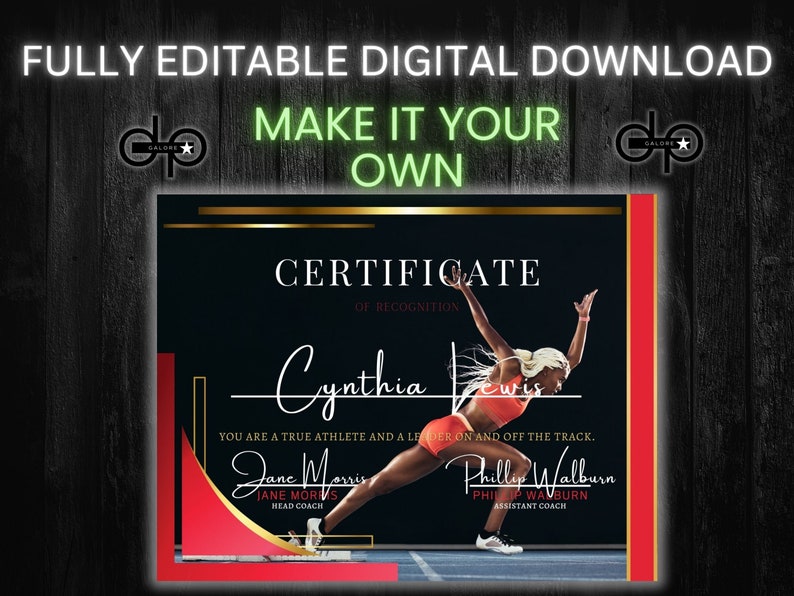 Track and Field Award, Track & Field, Track Trophy, Runners Gift ...