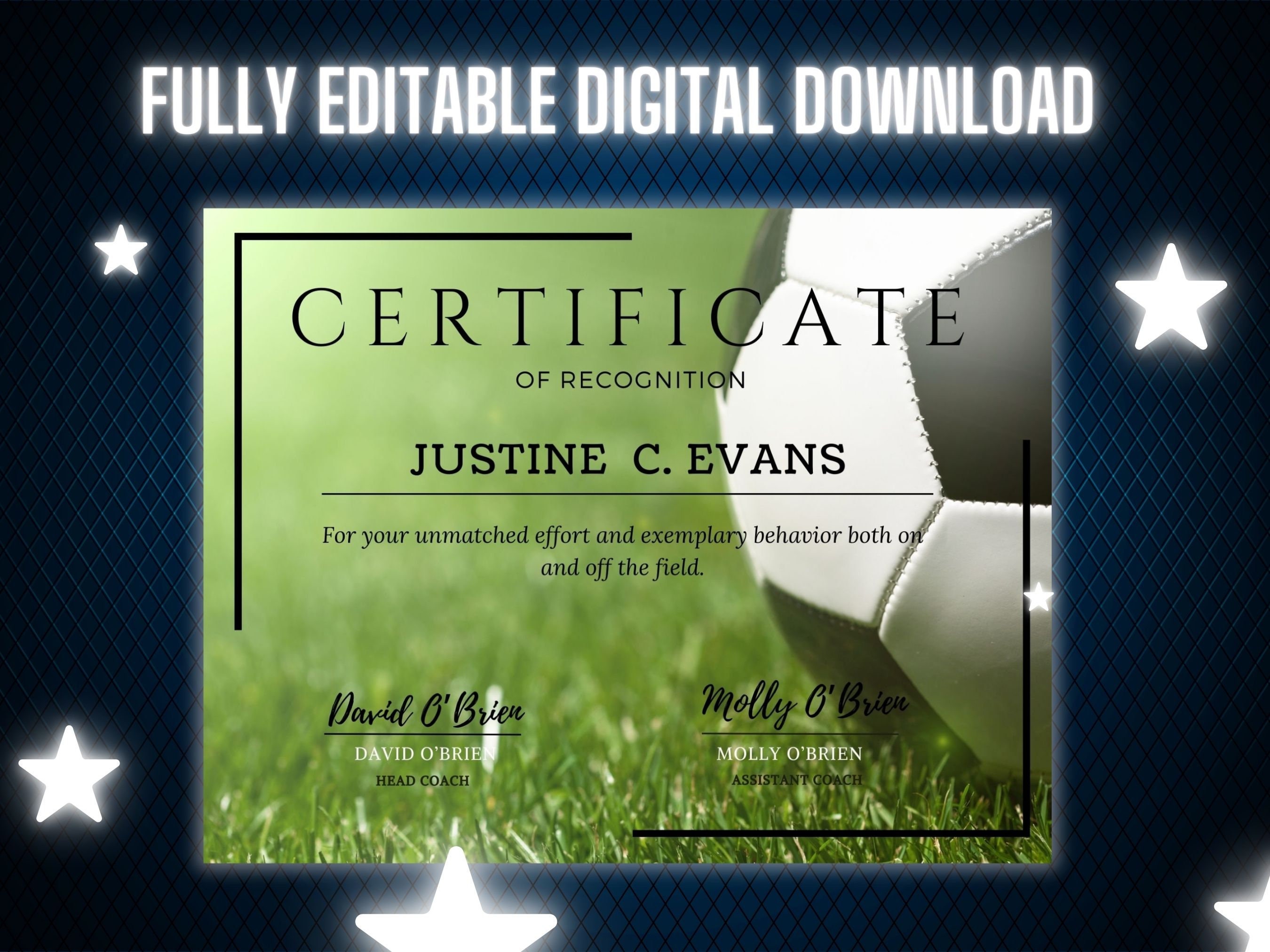 Certificate, Award, Sports Certificate, Trophy, Achievement, Team ...