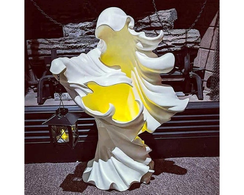 Halloween Lanterns Scary Lamp Ghost Figurines Witch - Etsy