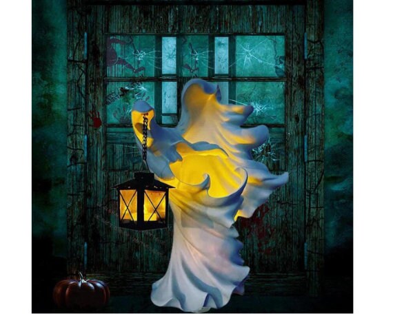 Halloween Lanterns Scary Lamp Ghost Figurines Witch - Etsy