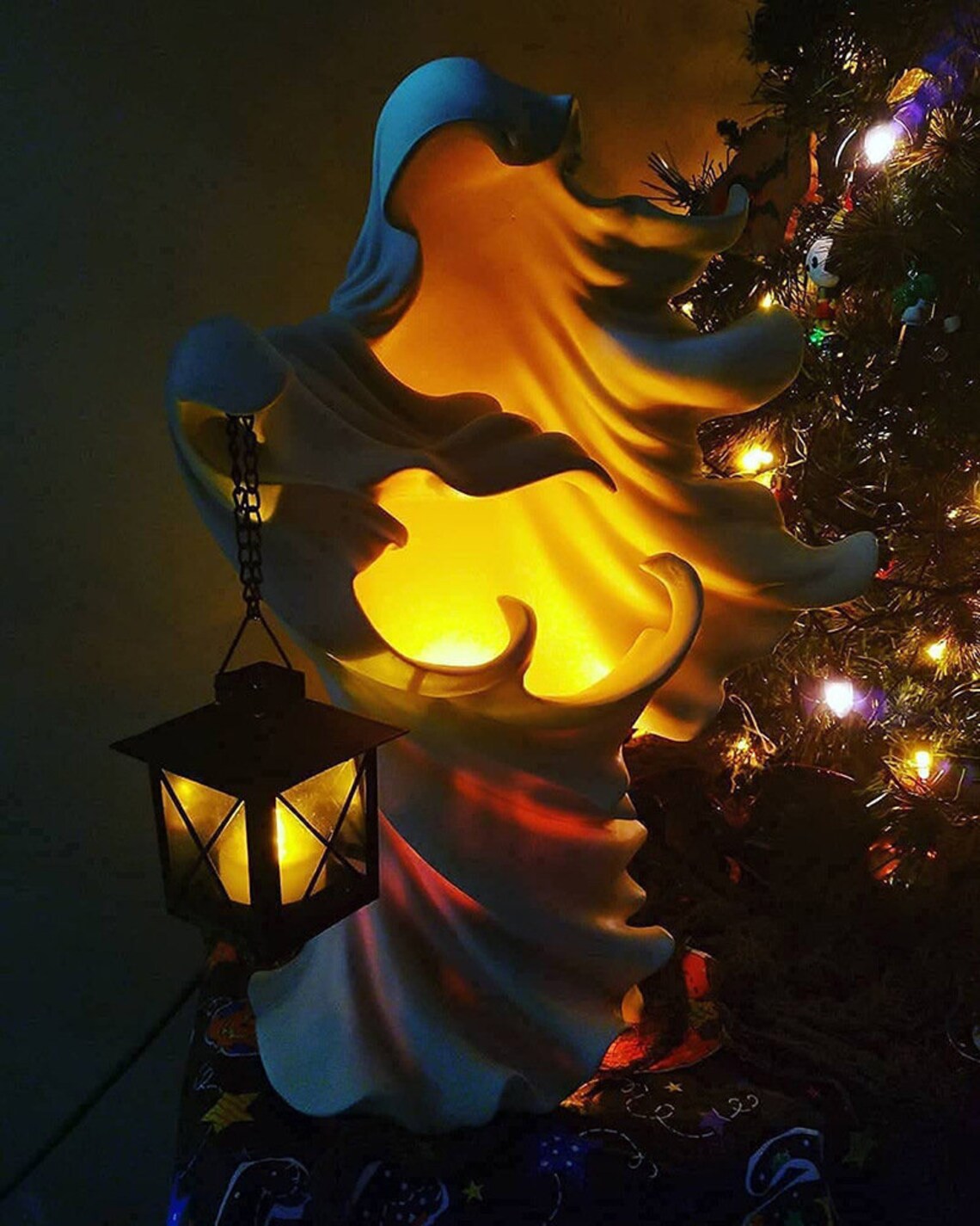 Halloween Lanterns Scary Lamp Ghost Figurines Witch - Etsy