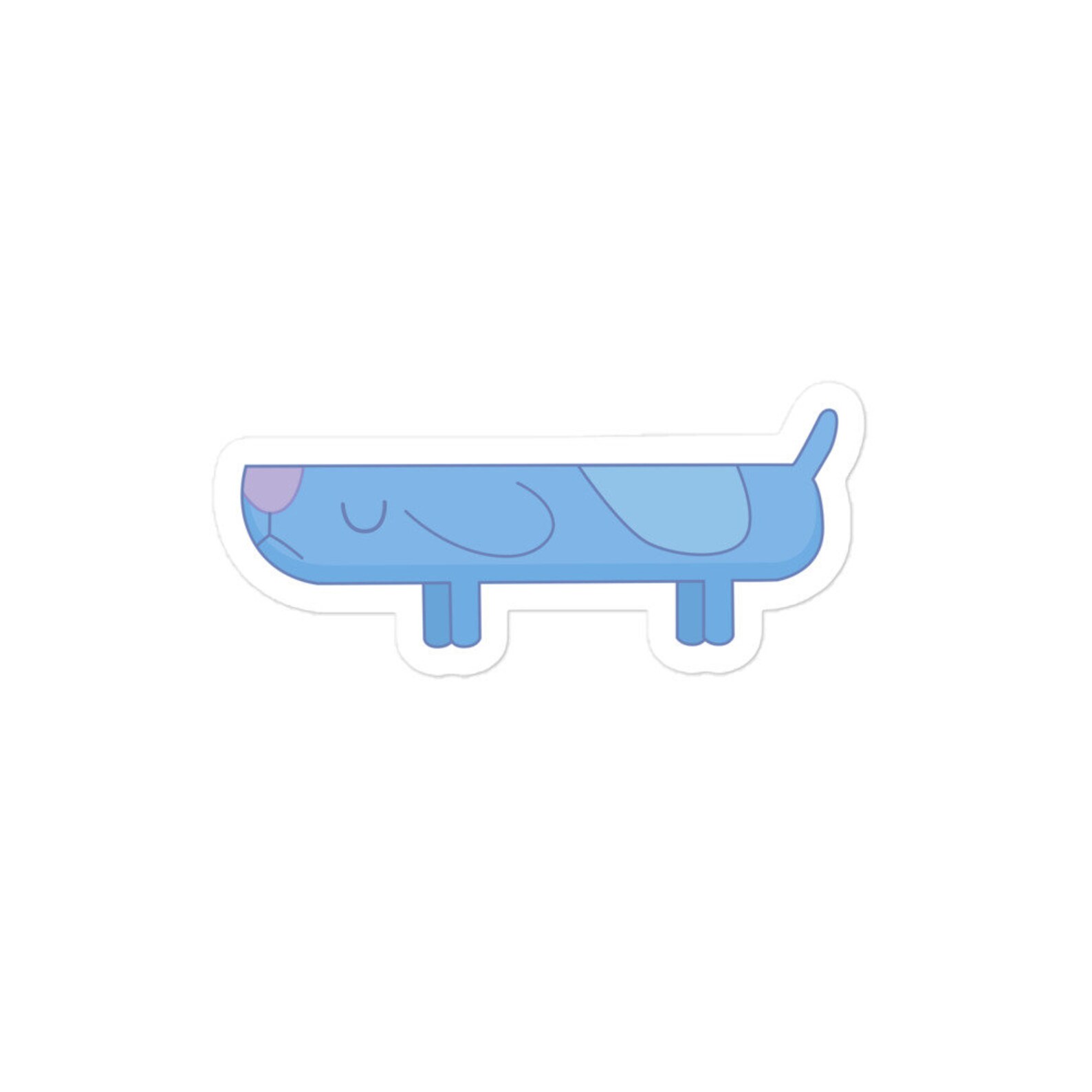 Bluey Long Dog Sticker - Etsy