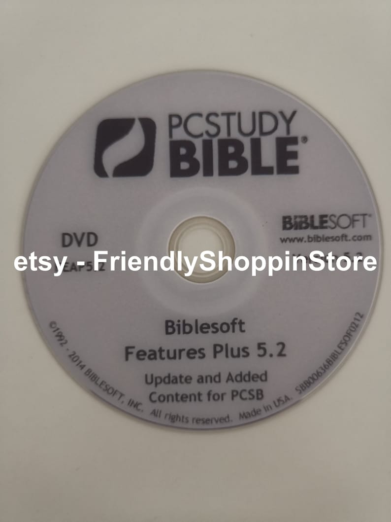 Biblesoft 2014 - PC Study Bible Complete Reference Library DVD ROM ...