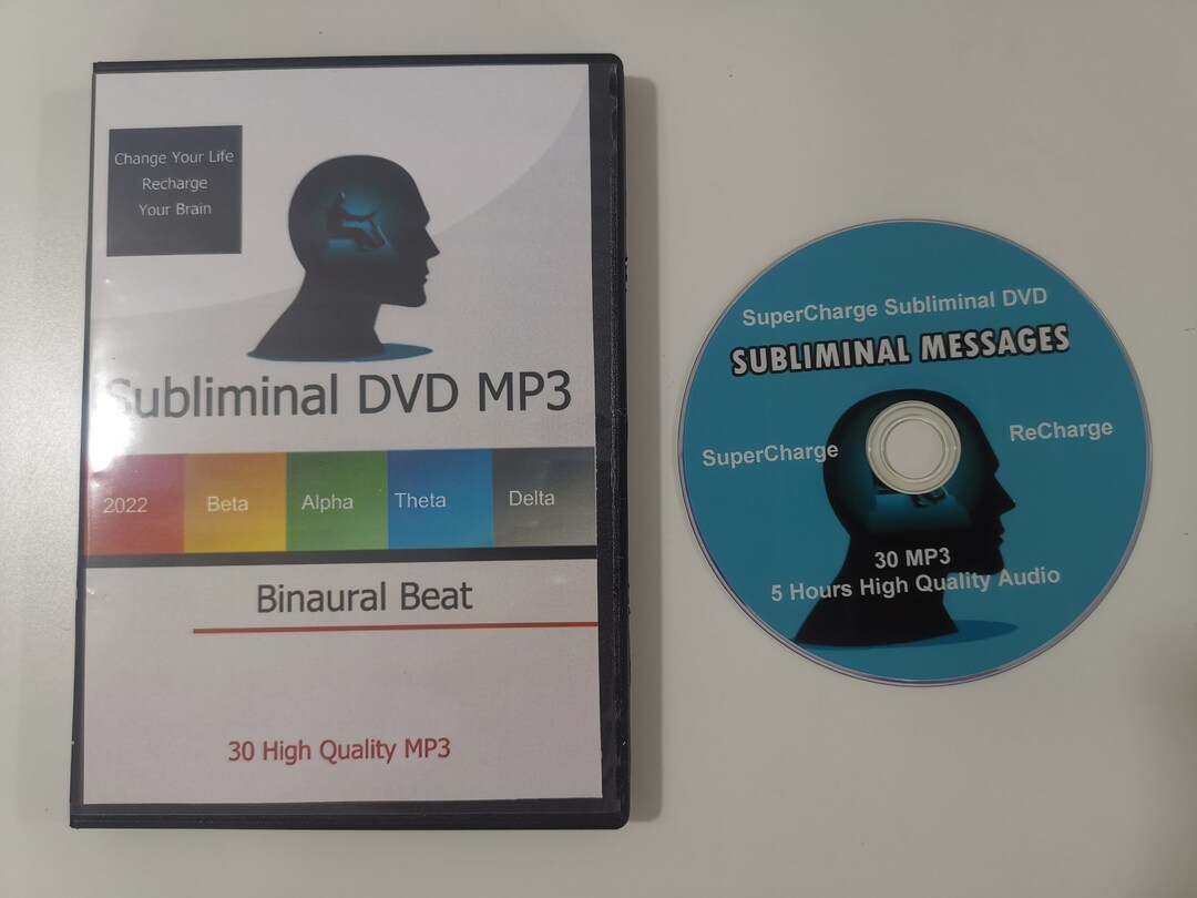 NEW Supercharge Subliminal CD DVD 2022 – 30 High Quality MP3 Audio ...