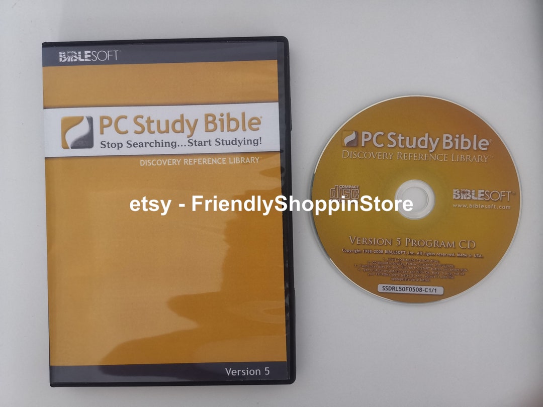 Biblesoft - PC Study Bible Discovery Reference Library DVD ROM Version ...