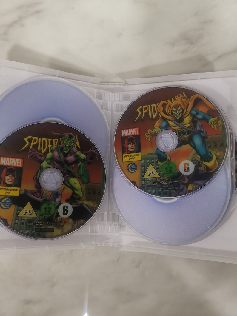 Spider-man 1994 the Complete DVD Collection Series 1-5 Animated Season ...