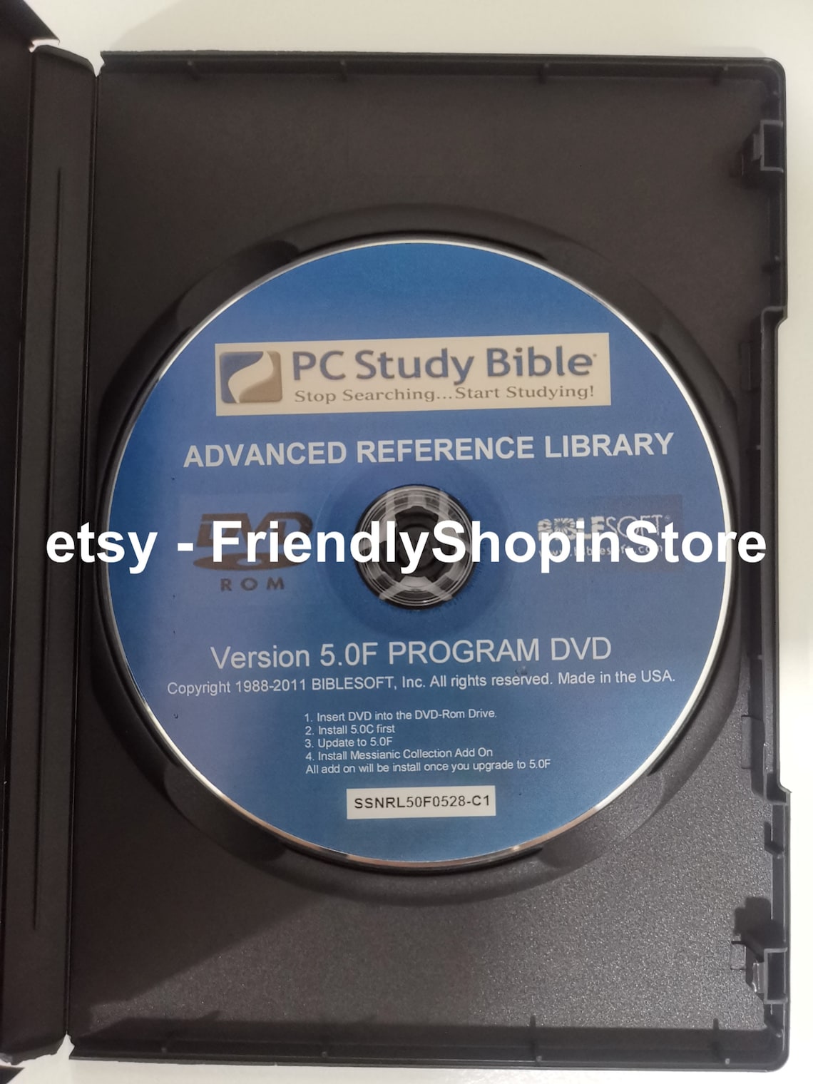 Biblesoft - PC Study Bible Advanced Reference Library DVD ROM Version 5 ...