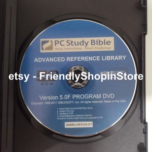 Biblesoft - PC Study Bible Advanced Reference Library DVD ROM Version 5 ...