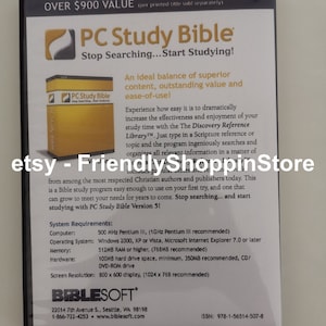 Biblesoft - PC Study Bible Discovery Reference Library DVD ROM Version ...