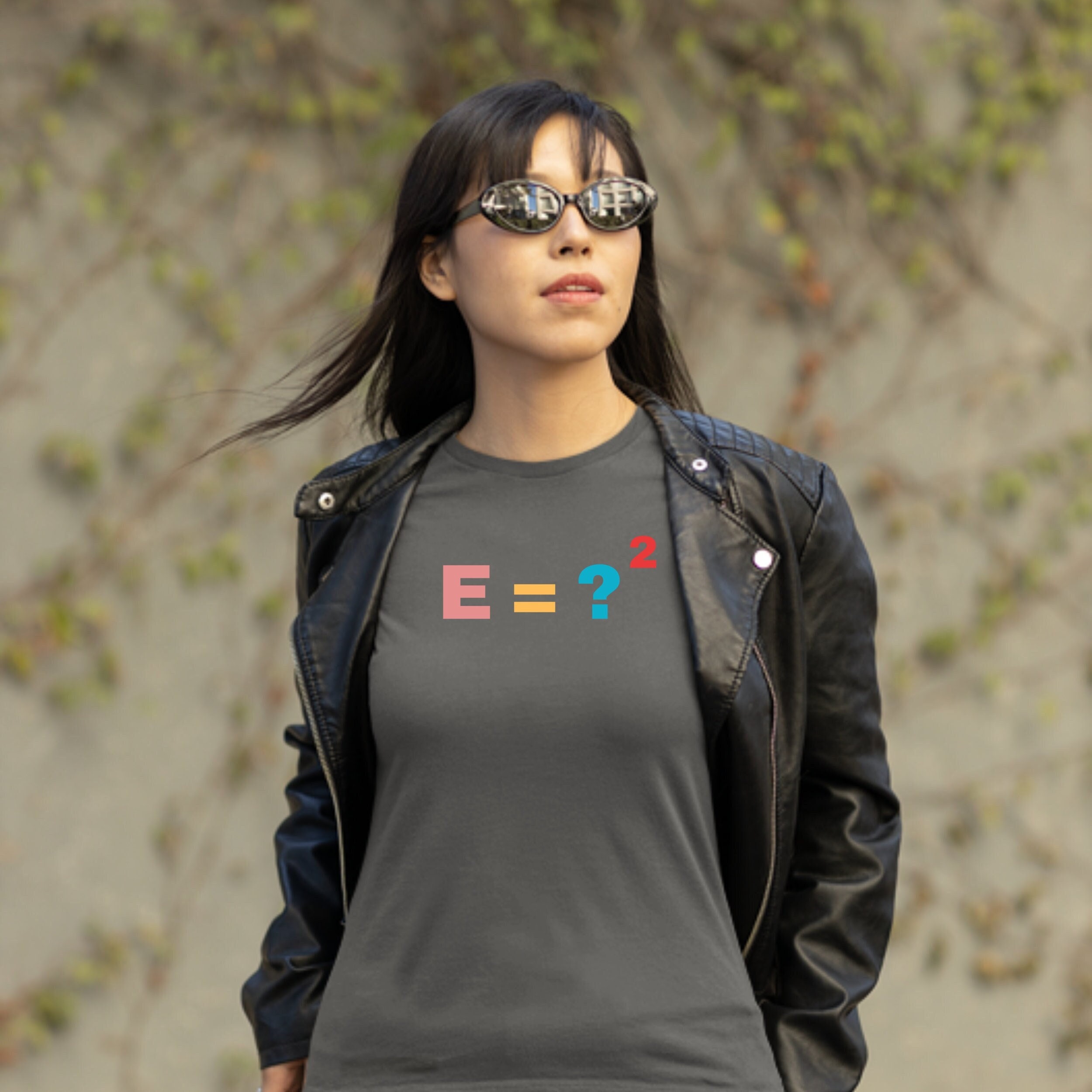 ALBERT EINSTEIN Shirt, E=?2, Einstein's Theory of Relativity, Physics ...