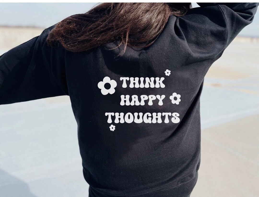 THINK HAPPY THOUGHTS - Retro Collection - Etsy