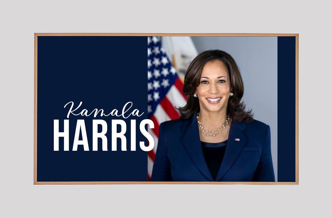 Kamala Harris Portrait, Samsung Frame TV Art (instant Download) - Etsy