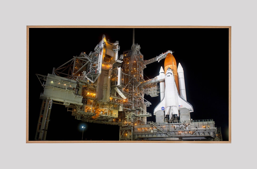 Samsung Frame Tv Art, Space Shuttle Launch, Instant Download, Tv Frame ...