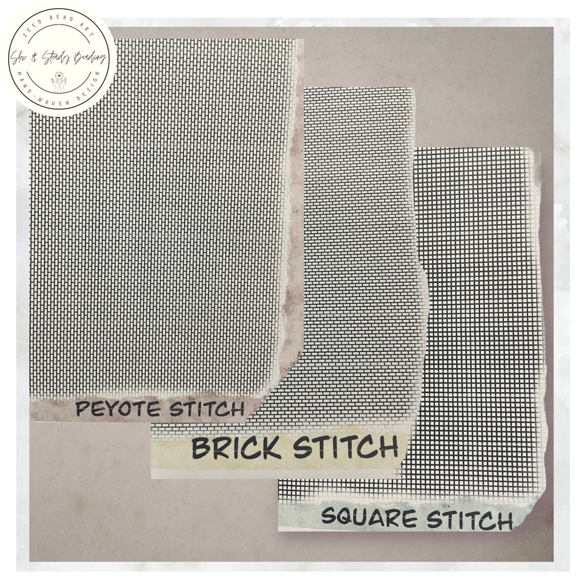 Beading Graph Paper _ Draw Your Designs _ Brick Stitch Paper _ Peyote ...