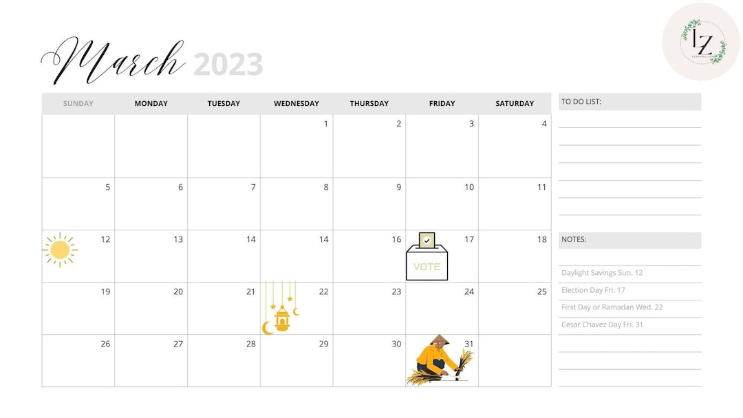 12 Month Classroom Calendar 2023 - Etsy