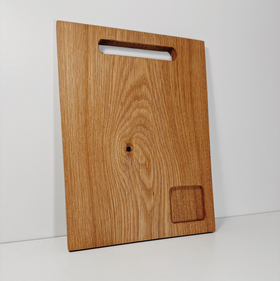 Handcrafted White Oak Charcuterie Board, Modern Serving Tray - Etsy