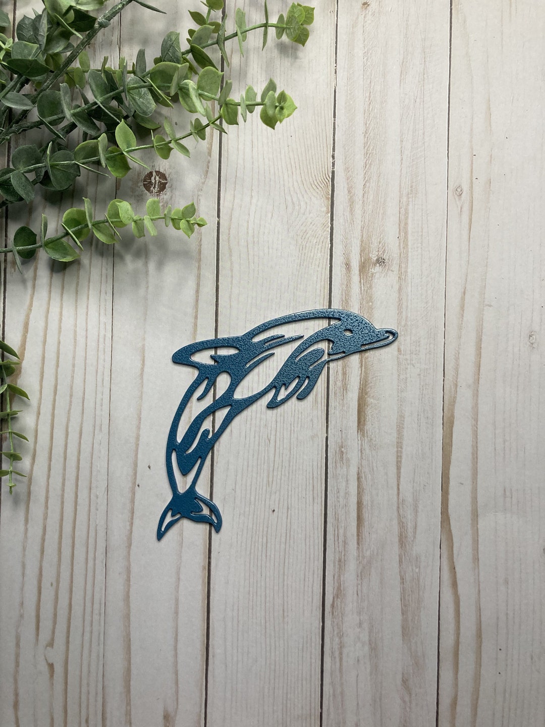 Dolphin Metal Wall Art Sign - Etsy