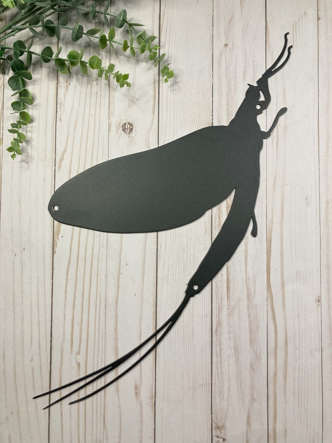 Fish Fly Metal Wall Art Sign - Etsy