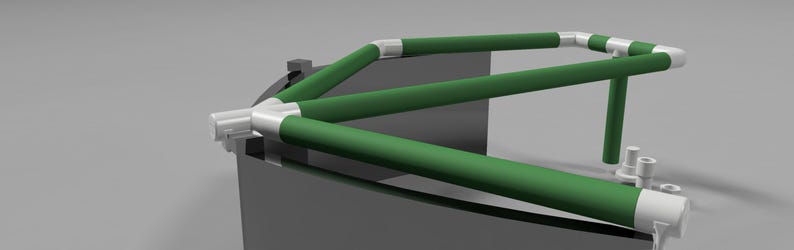 Immersive Modular Sim Racing Roll Cage Kit - Adjustable Monitor Frame ...