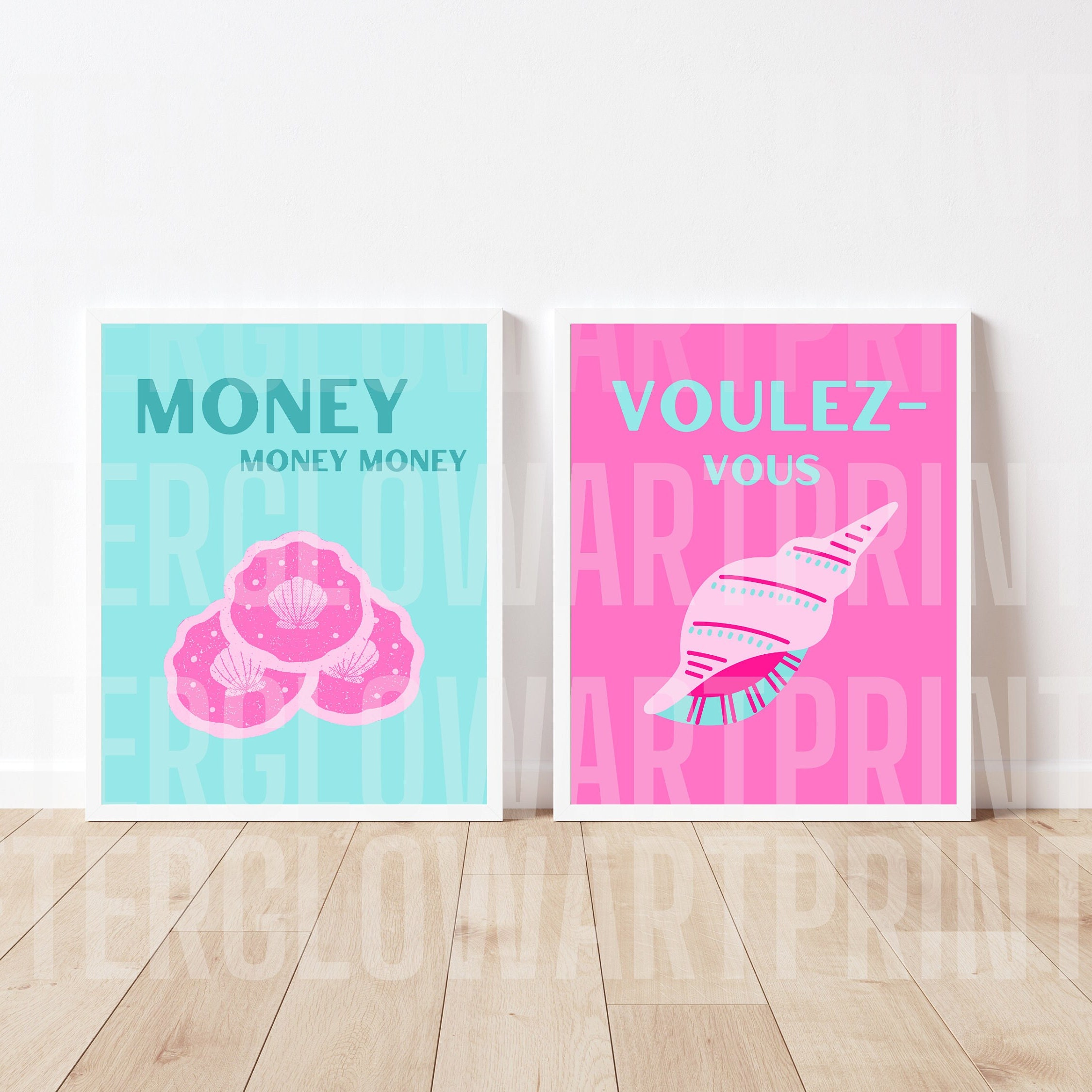 Mamma Mia Print Set, Preppy Wall Decor, Mamma Mia Gallery Art, Digital ...
