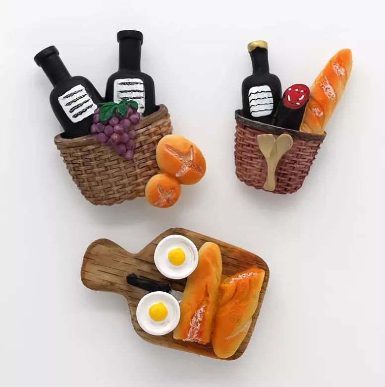 Cute Food Themed Regridgerator Magnet, 3D Food Fridge Magnet,kitchen ...