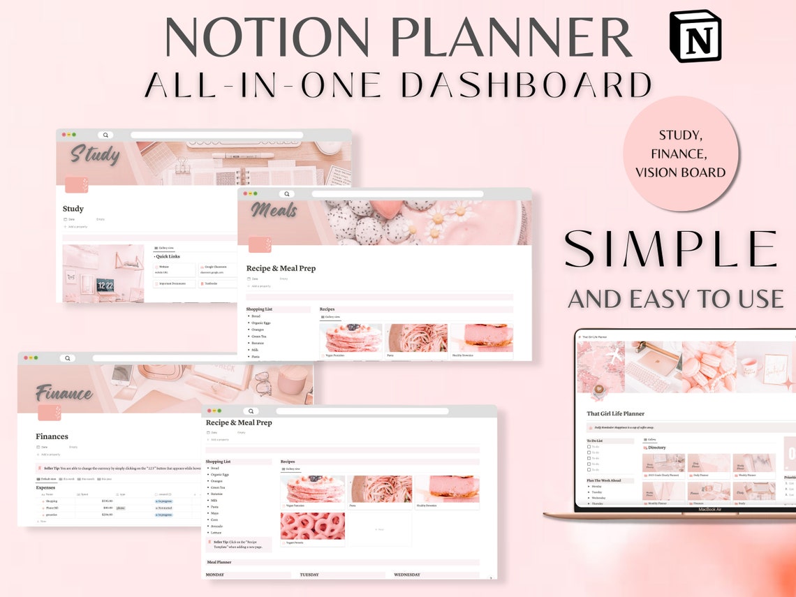 PLR Notion Template 2024 Aesthetic Planner, Daily Notion Planner, Notion Life Template, Digital ...