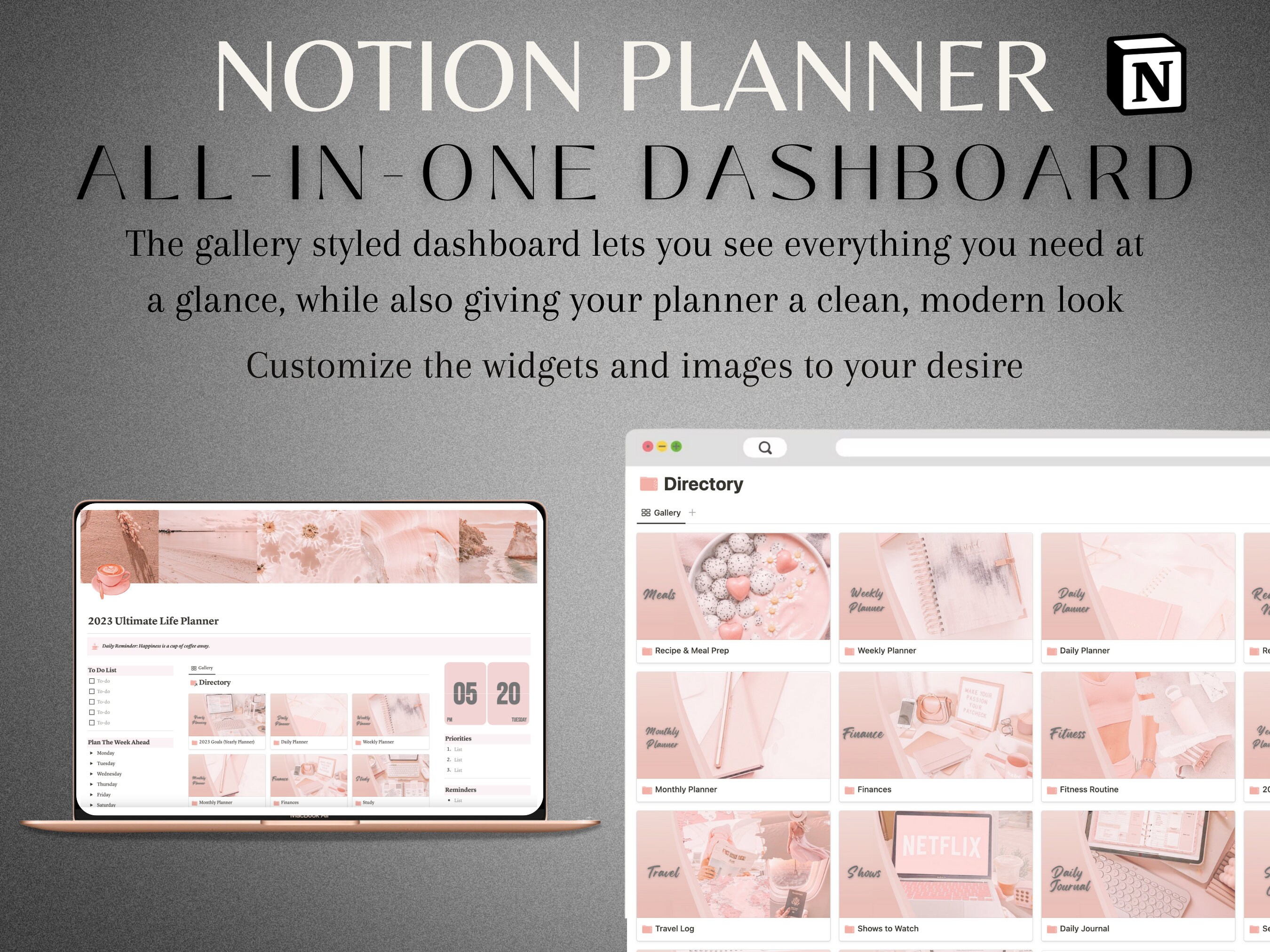 PLR Notion Template 2024 Aesthetic Planner Daily Notion - Etsy