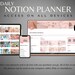 PLR Notion Template 2024 Aesthetic Planner Daily Notion - Etsy