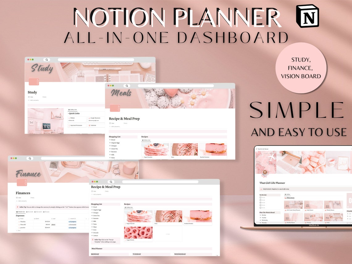 PLR Notion Template 2024 Aesthetic Planner, Daily Notion Planner, Notion Life Template, Digital ...