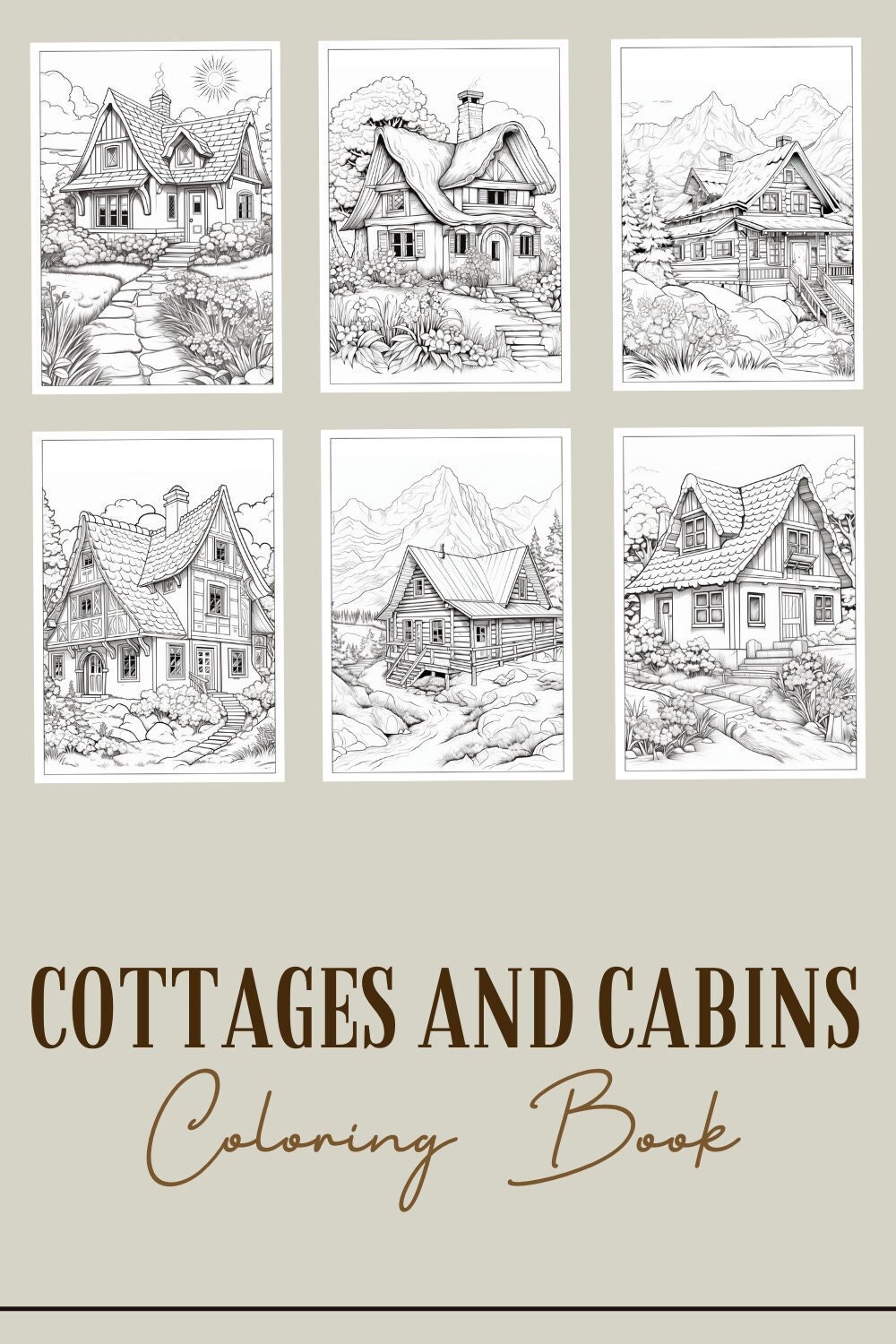 Cottages and Cabins Coloring Pages - 59 Coloring Pages a Delightful Way ...