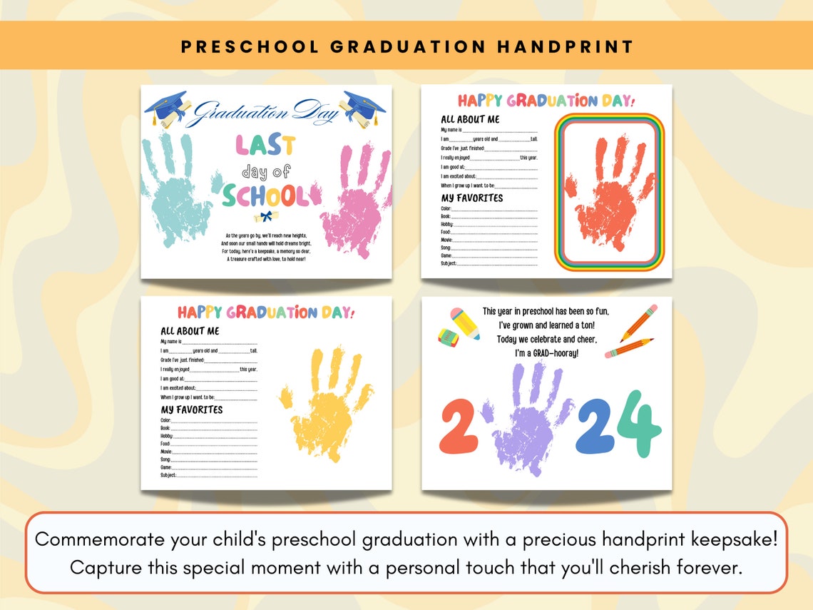 Preschool Graduation Bundle Graduation Invitation Graduation Diploma ...