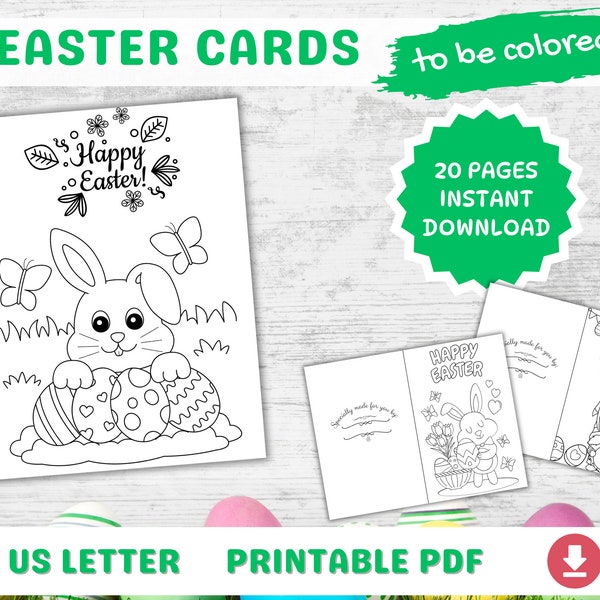 Kids Easter Card - Etsy
