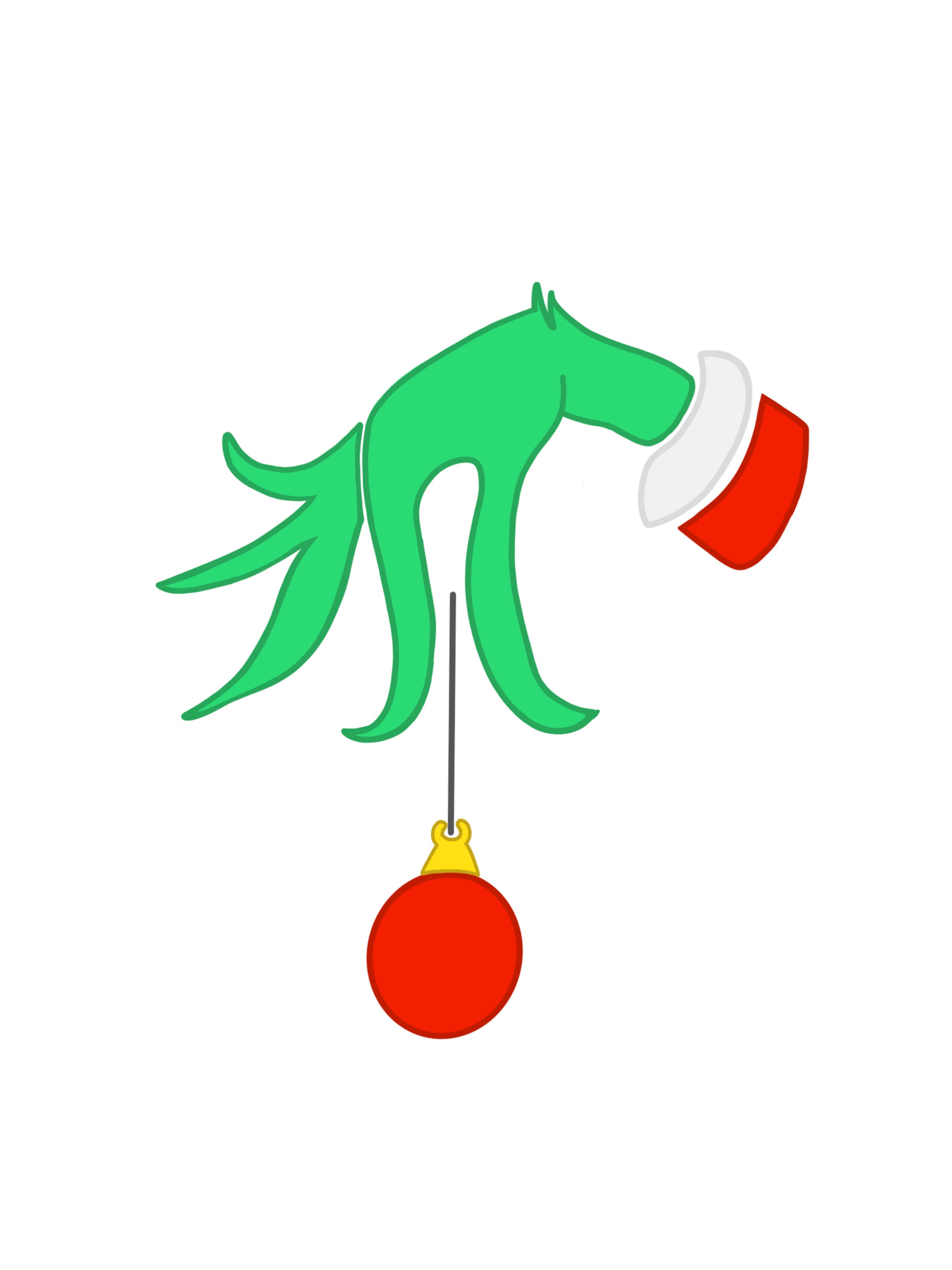 The Grinch Drawing - Etsy