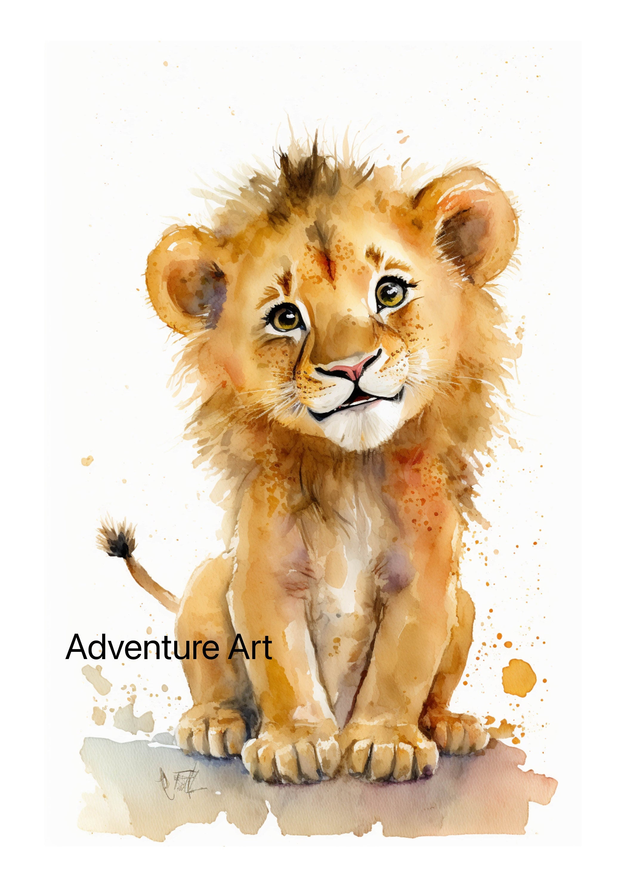 King of the Jungle Print, Lion Nursery Print, Nursery Decor, Nursery ...
