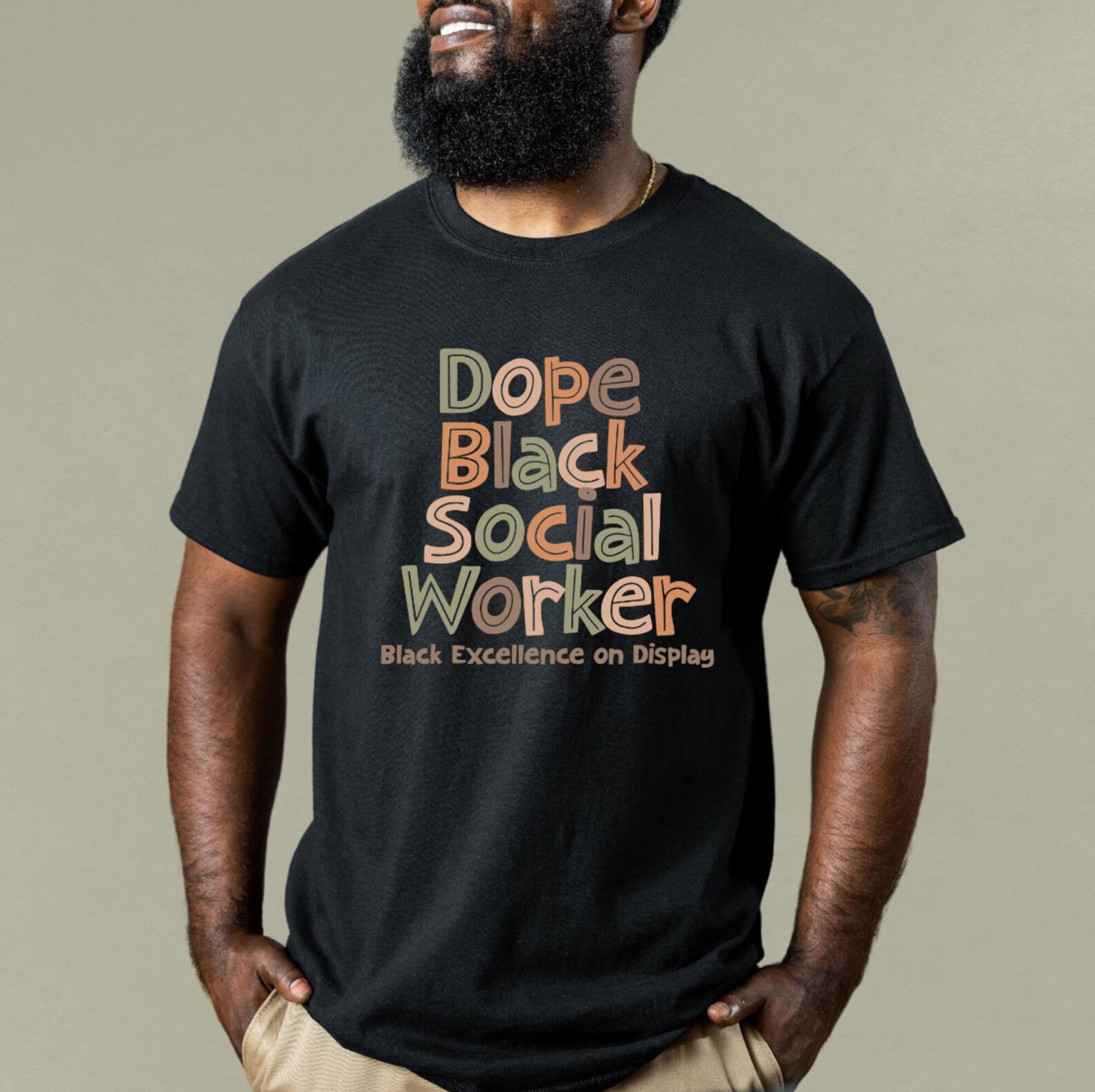Dope Black Social Worker Shirt, Social Worker, Melanated, Black Men ...