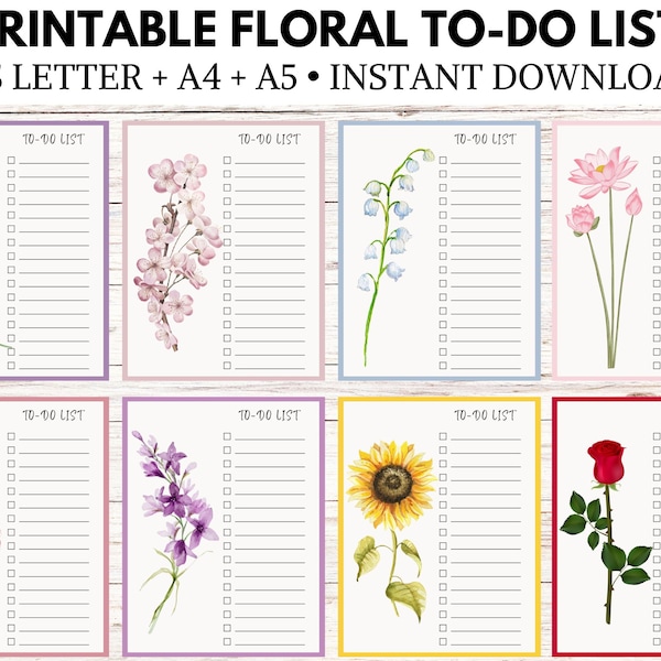 To Do List Printable - Etsy