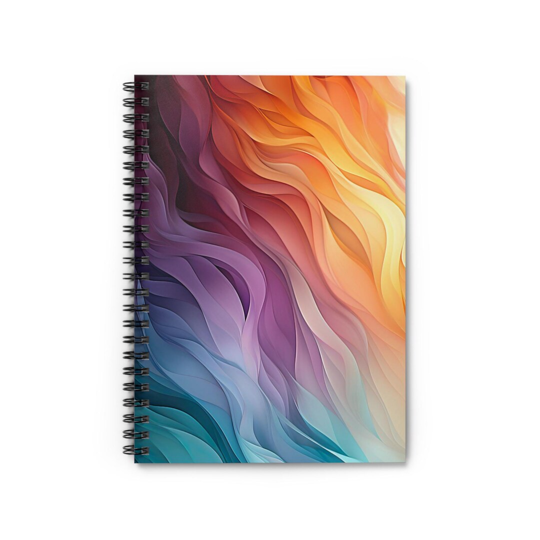 Spiral Notebook, Abstract Spiral Notebook, Notebook With Abstract ...