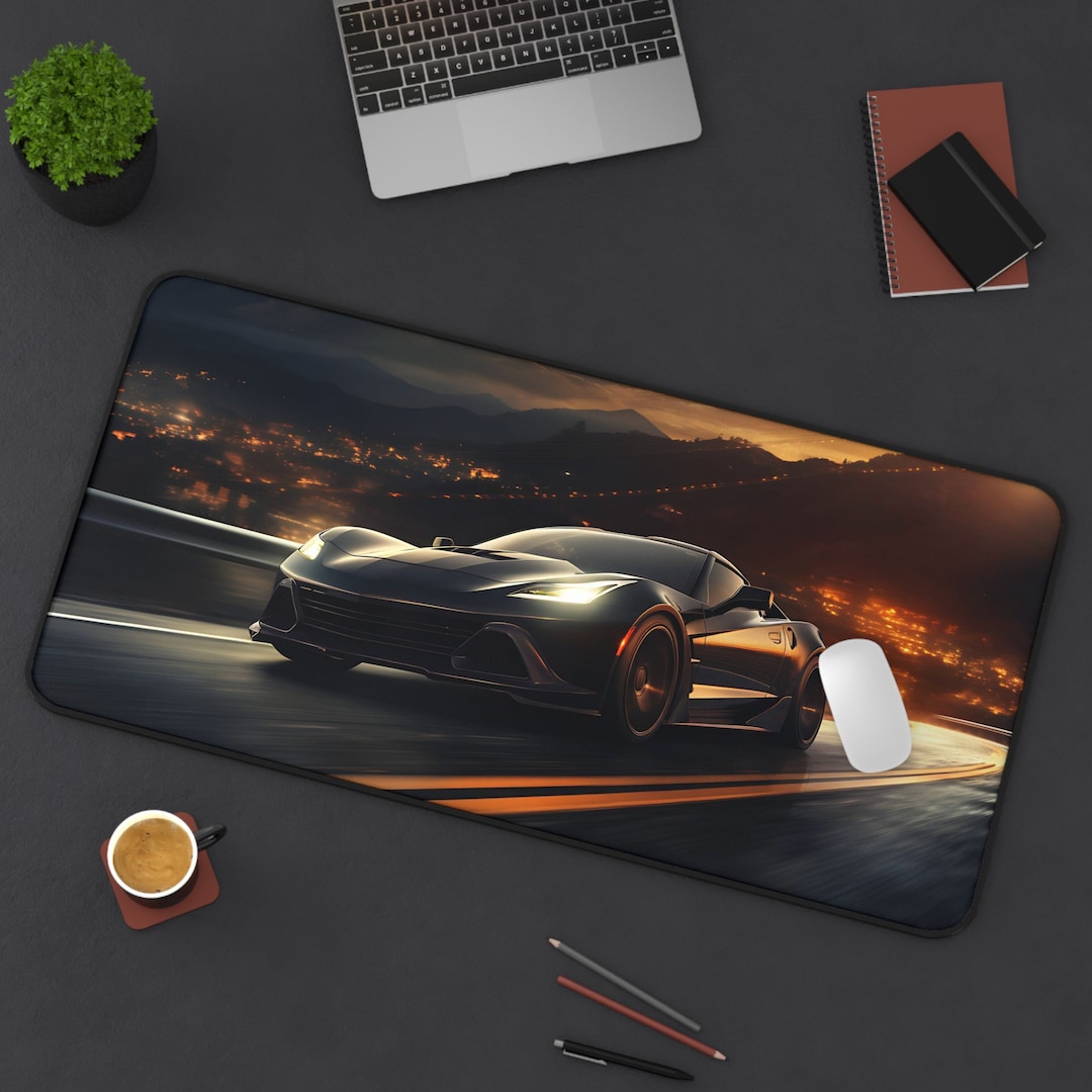 Race Car Desk Mat, Car Desk Mat, Computer Desk Mat, Gaming Desk Mat ...