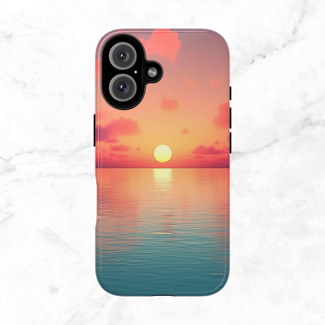 Sunset Beach iPhone Case, Ocean iPhone Case, Sunset iPhone Case, Beach ...