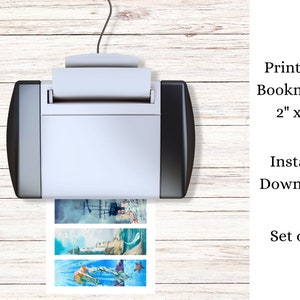 Printable Mermaid Bookmarks,printable Ocean Bookmarks,printable ...