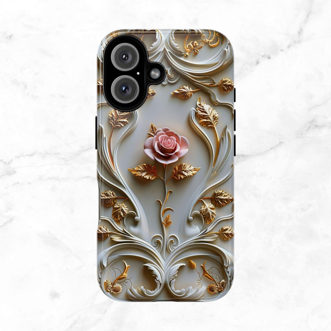 Pink Rose iPhone Case, Phone Case With Pink Roses, Floral Rose iPhone ...