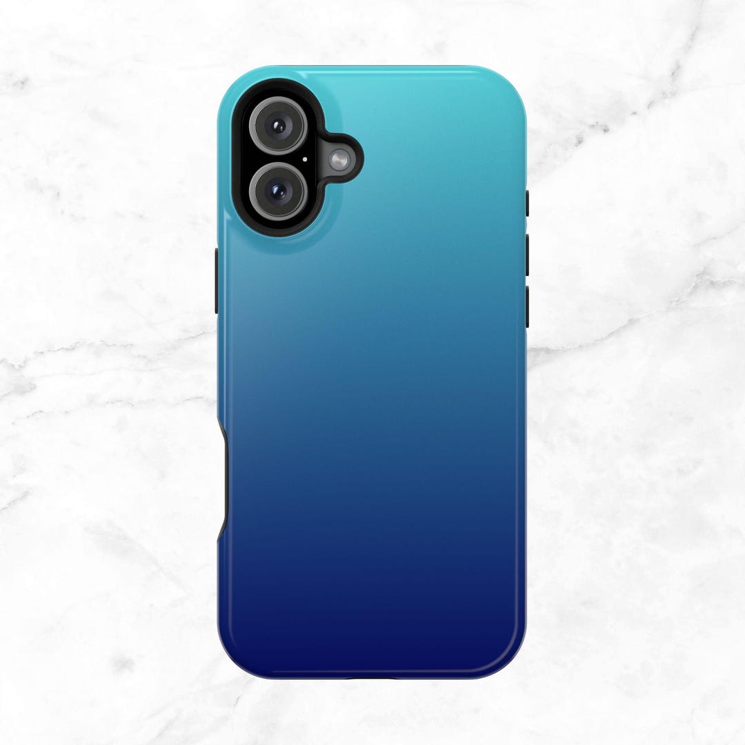 MAGSAFE Ombre Phone Case, Blue Ombre Phone Case, Ombre iPhone Case ...